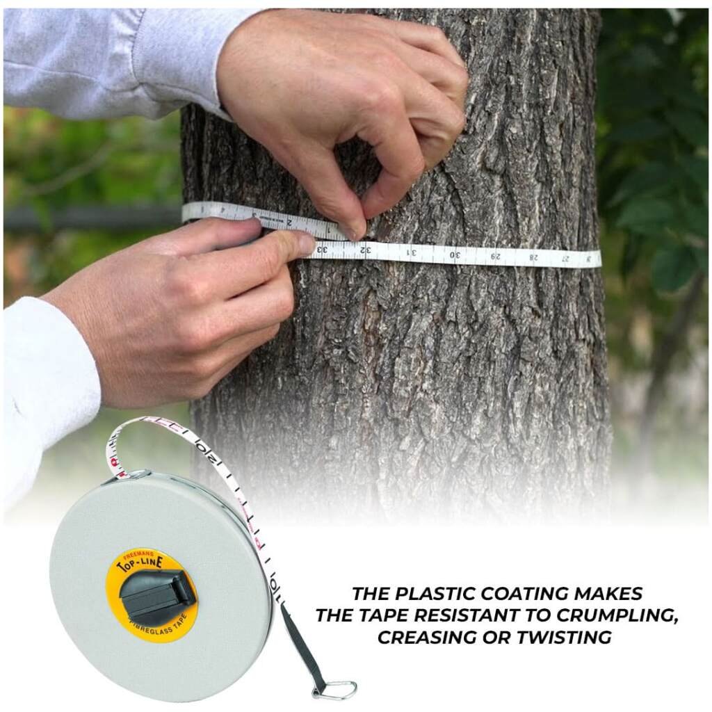 Freemans Topline Fibreglass Tape | Long Fitta Measuring Tape | Implemental