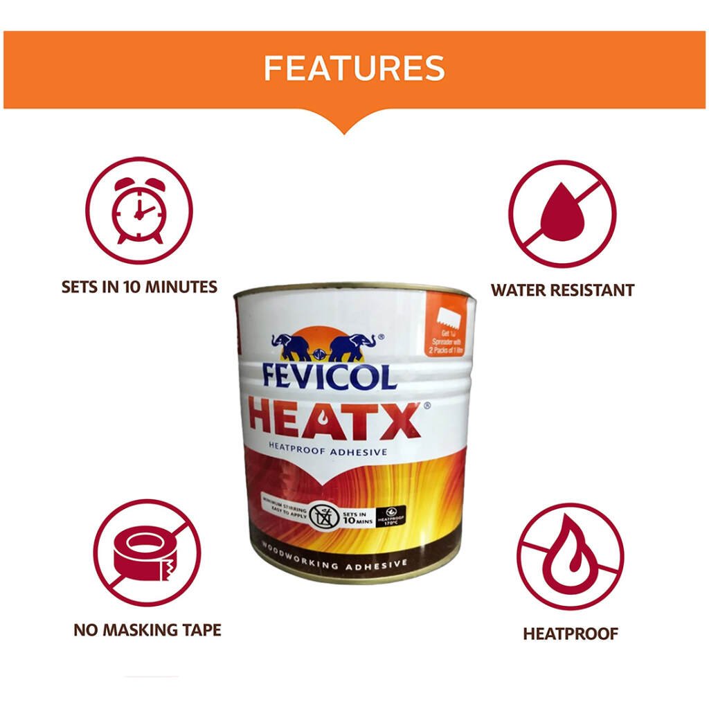 Fevicol HeatX Adhesive | Heatproof Woodworking Glue – Pidilite ...