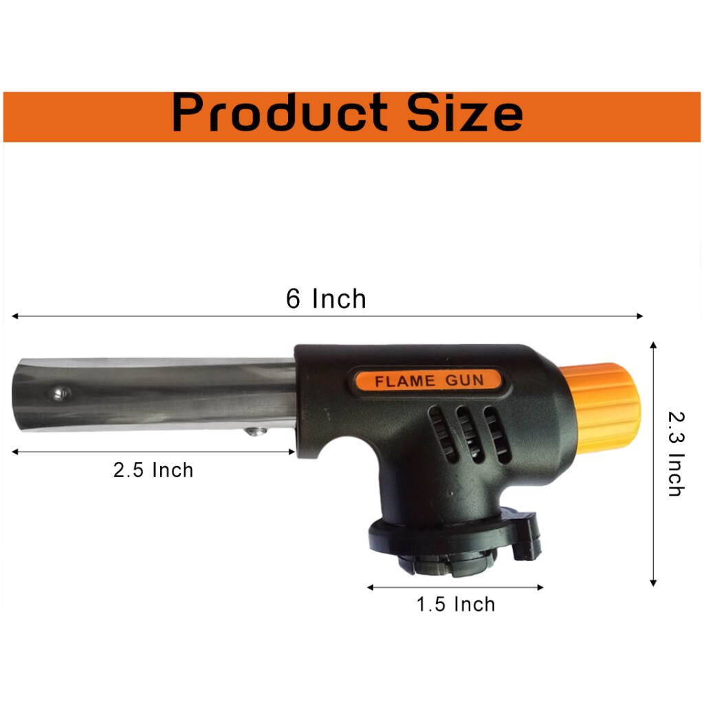Flame Gun with Trigger Gas Torch Flamethrower