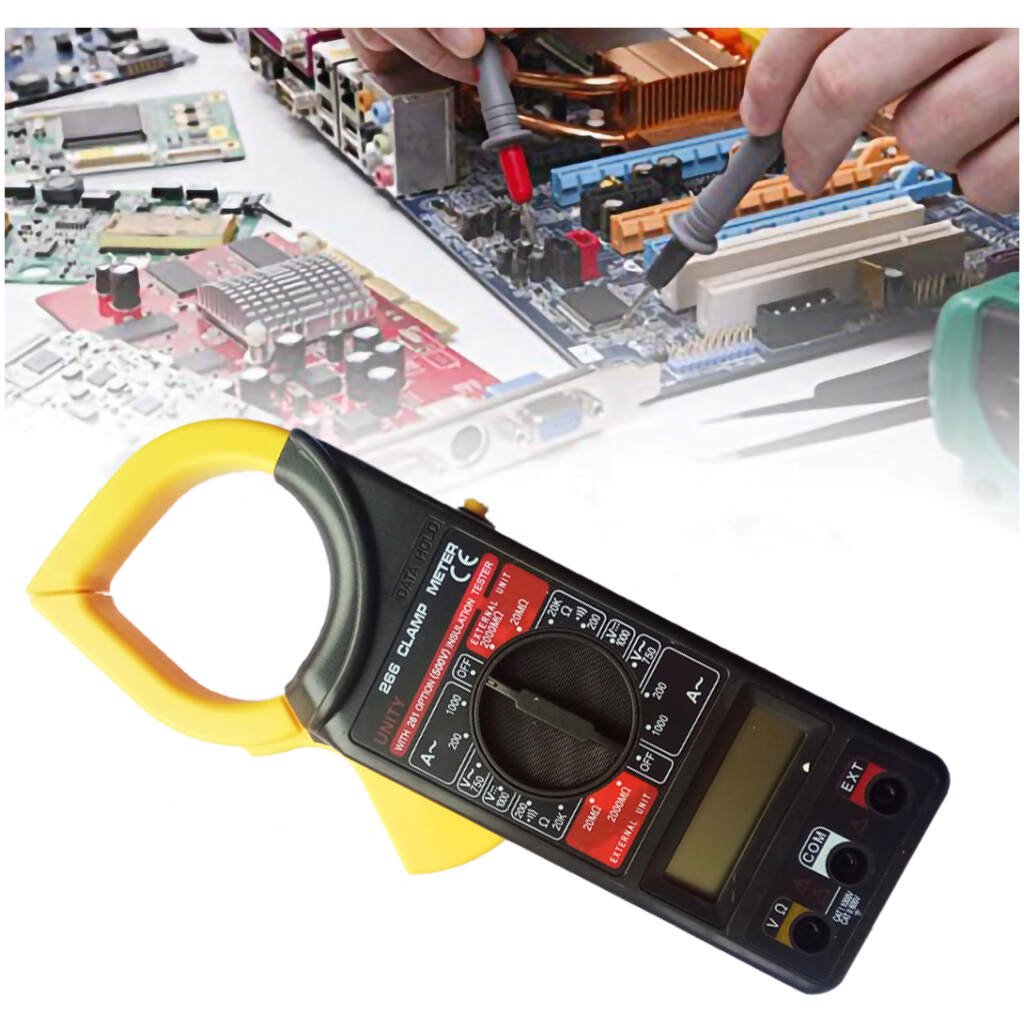 Unity AC/DC Resistance Tester Clamp Meter -266