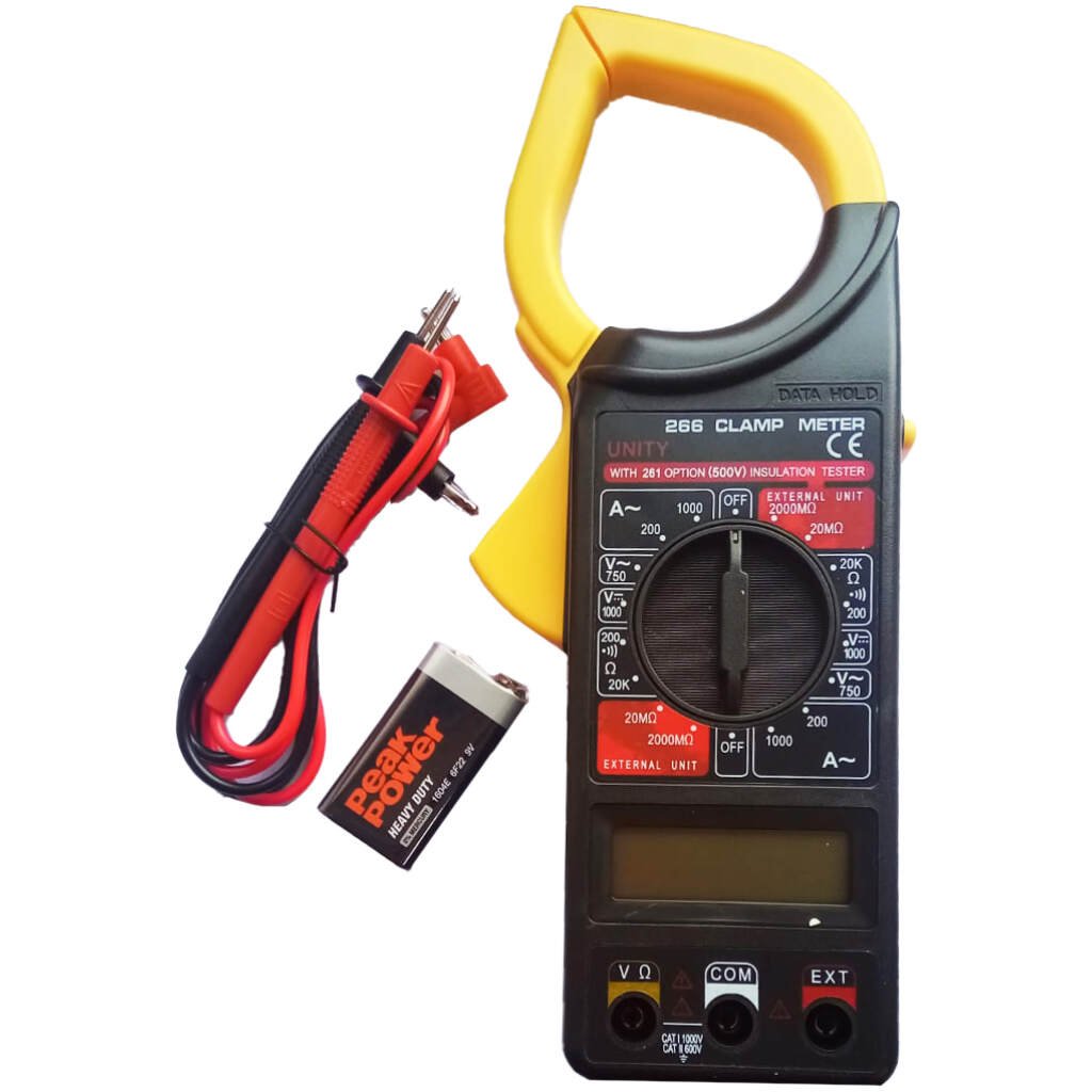 Unity AC/DC Resistance Tester Clamp Meter -266