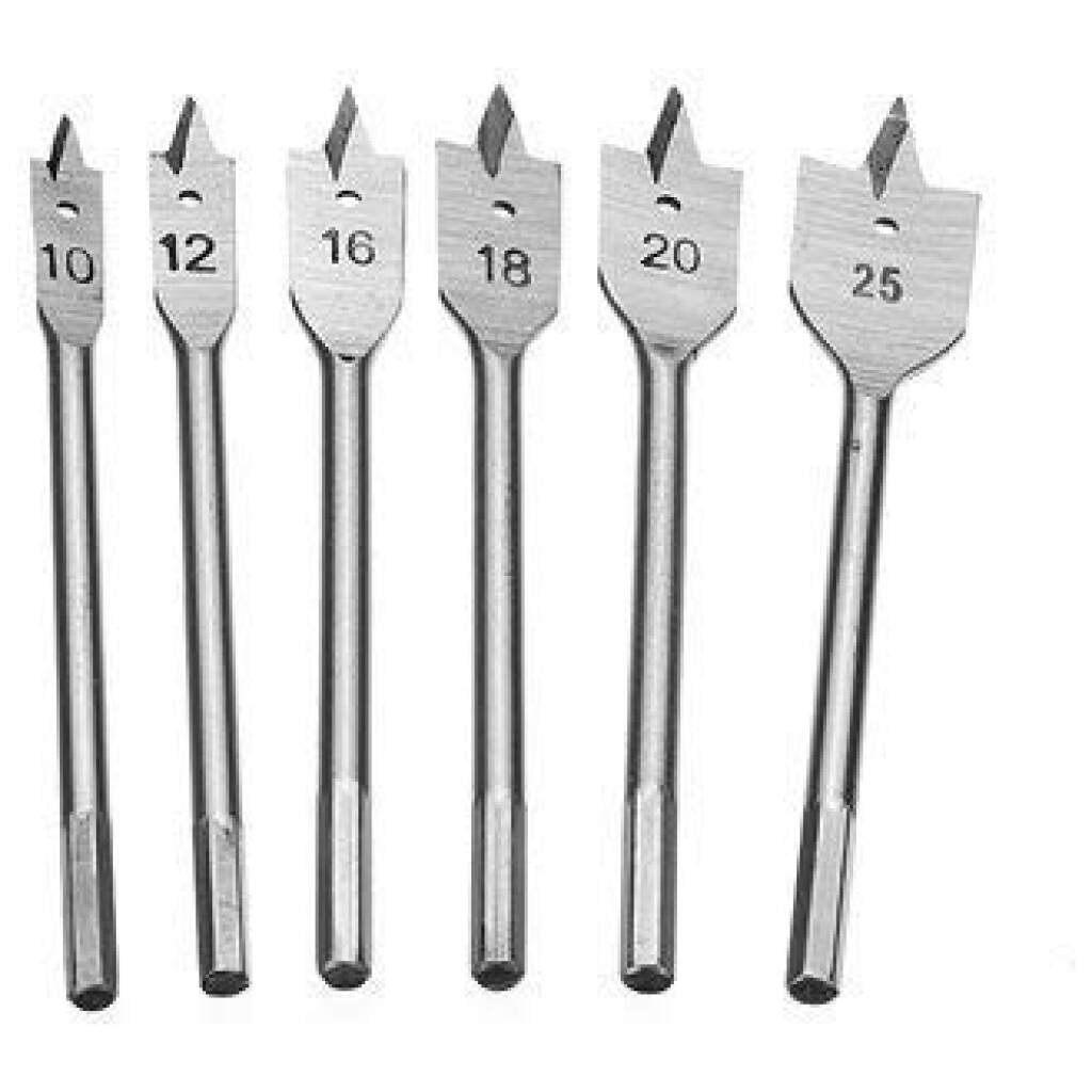 Trishul Flat Drill Bit Set for Wood (triangular)