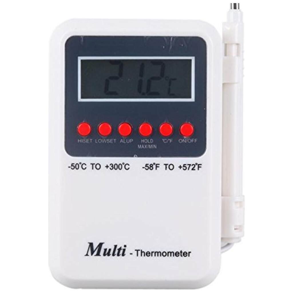 Multi-Stem Thermometer with Probe | External Sensing Temperature Meter ...