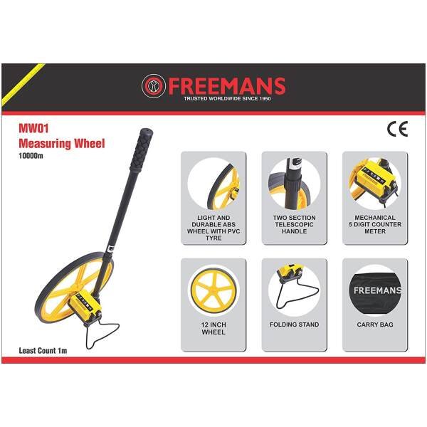 Freemans Plastic Measuring Wheel-10000M (Rodometer)