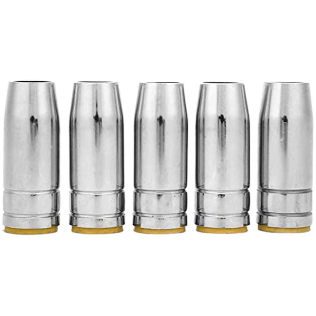 MIG/MAG Gas Nozzle for 25AK Welding Torch -Set of 5