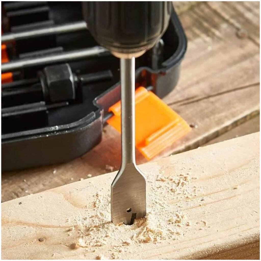 Trishul Flat Drill Bit Set for Wood (triangular)