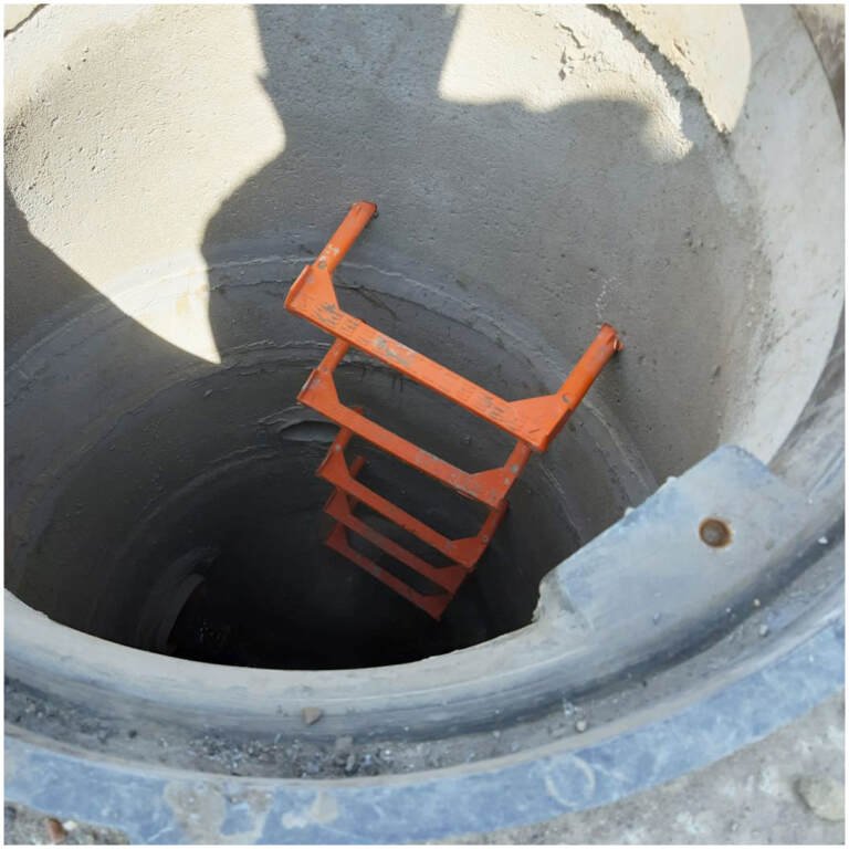 PVC Foot Step for Construction Sites-UG Sump Tank