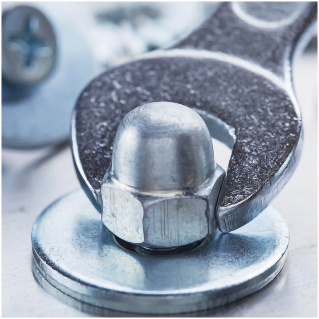 S.S. Dome Nut Cap Nut 3x8 (Set of 10pcs) | Durable Nuts for Machinery ...