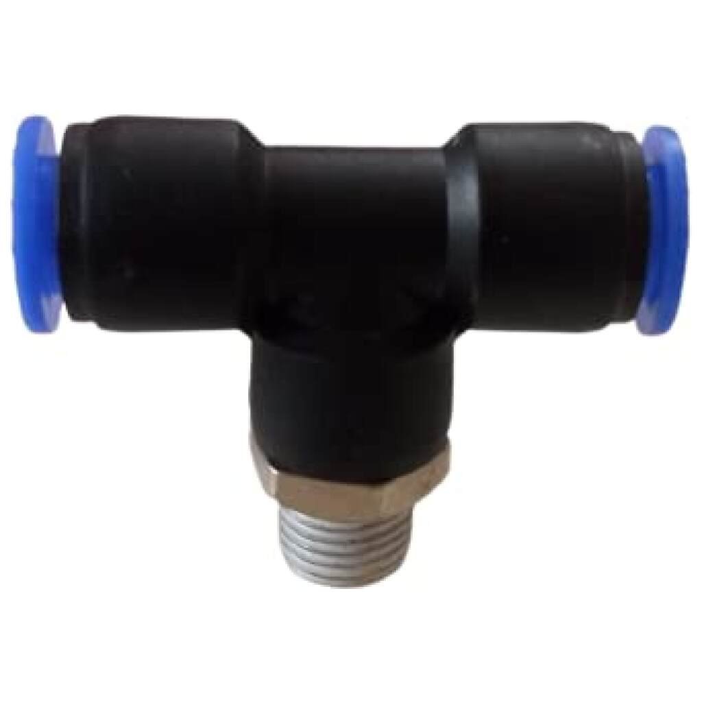 Pneumatic Connector T-Type Male Thread 3/8 Air