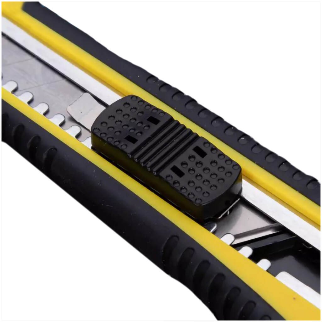 Snap-Off Blade Knife Paper Cutter with 3 Blades(Multi Color)