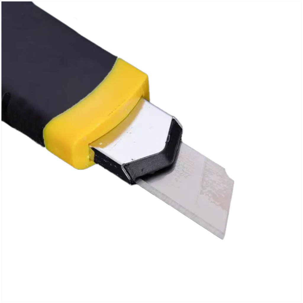 Snap-Off Blade Knife Paper Cutter with 3 Blades(Multi Color)