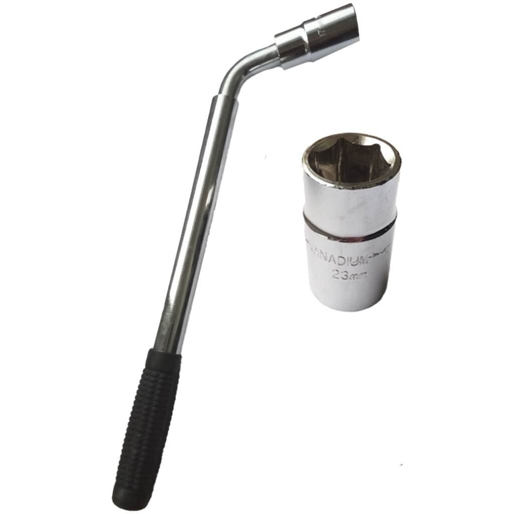 L Handle with Socket | Wrench Tool for Bolts & Fasteners | Implemental