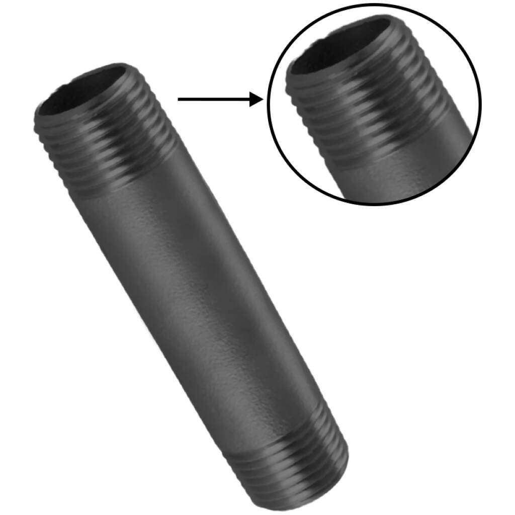 MS Pipe Nipple – Male Threaded | BSP Connector for Industrial Pipes ...