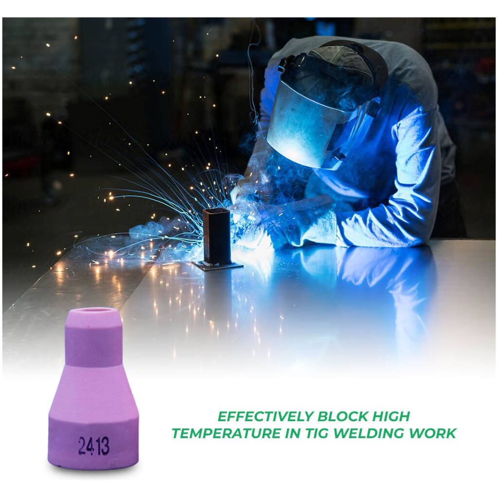 5 Pcs Ceramic Nozzle Cups 2413 TIG Welding Torch | Implemental