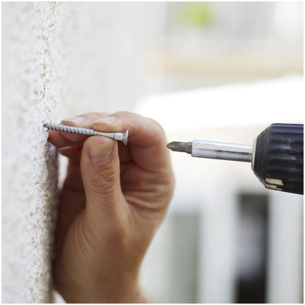 PVC Frame Fixing Fastener for Plastic Wall (10pcs) | Implemental