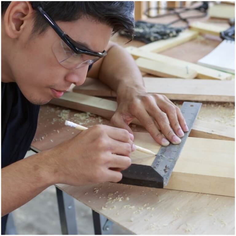 Stainless Steel Try Square Scale Ruler Measurement Tool