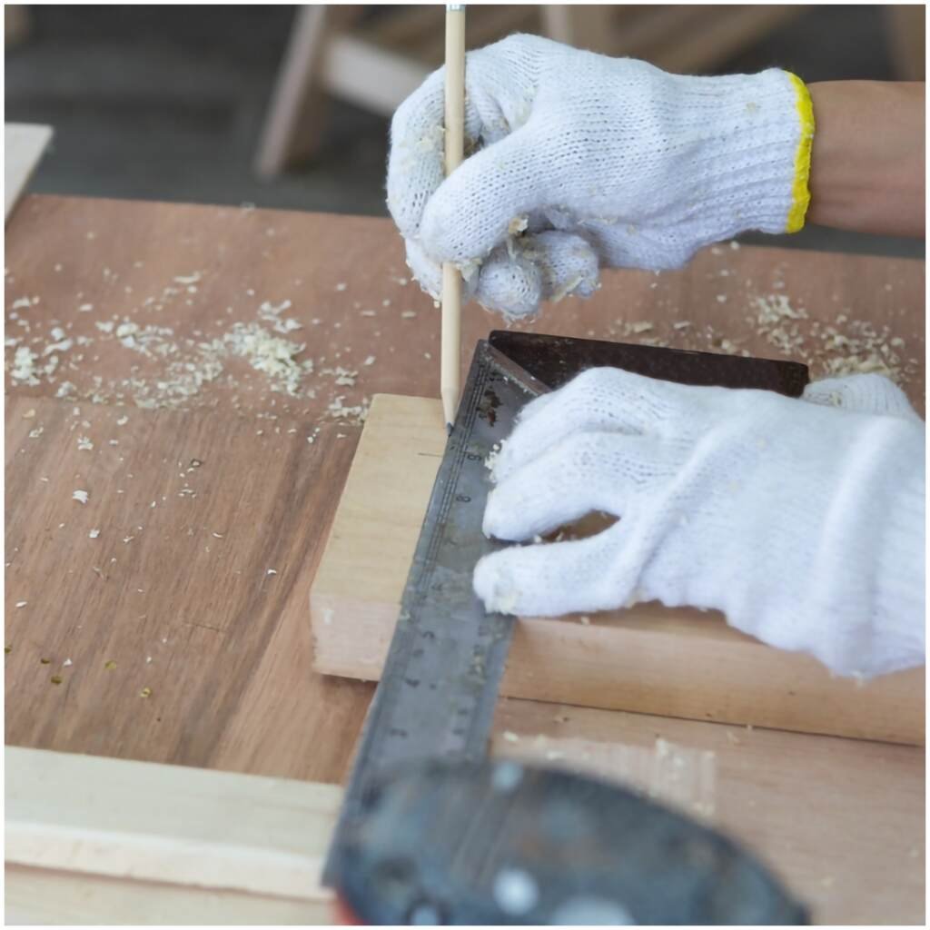 Stainless Steel Try Square Scale Ruler Measurement Tool