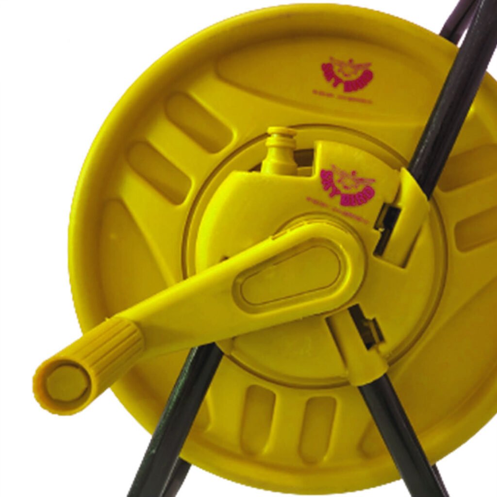 Heavy Duty Plastic Hose Reel Stand | Garden Hose Organizer | Implemental