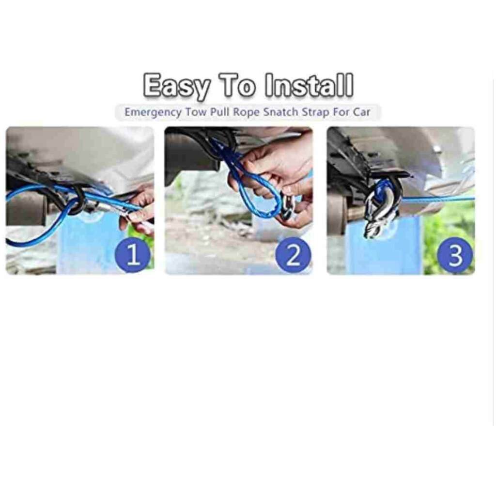 Heavy Duty Tow Rope Wire-4 meter