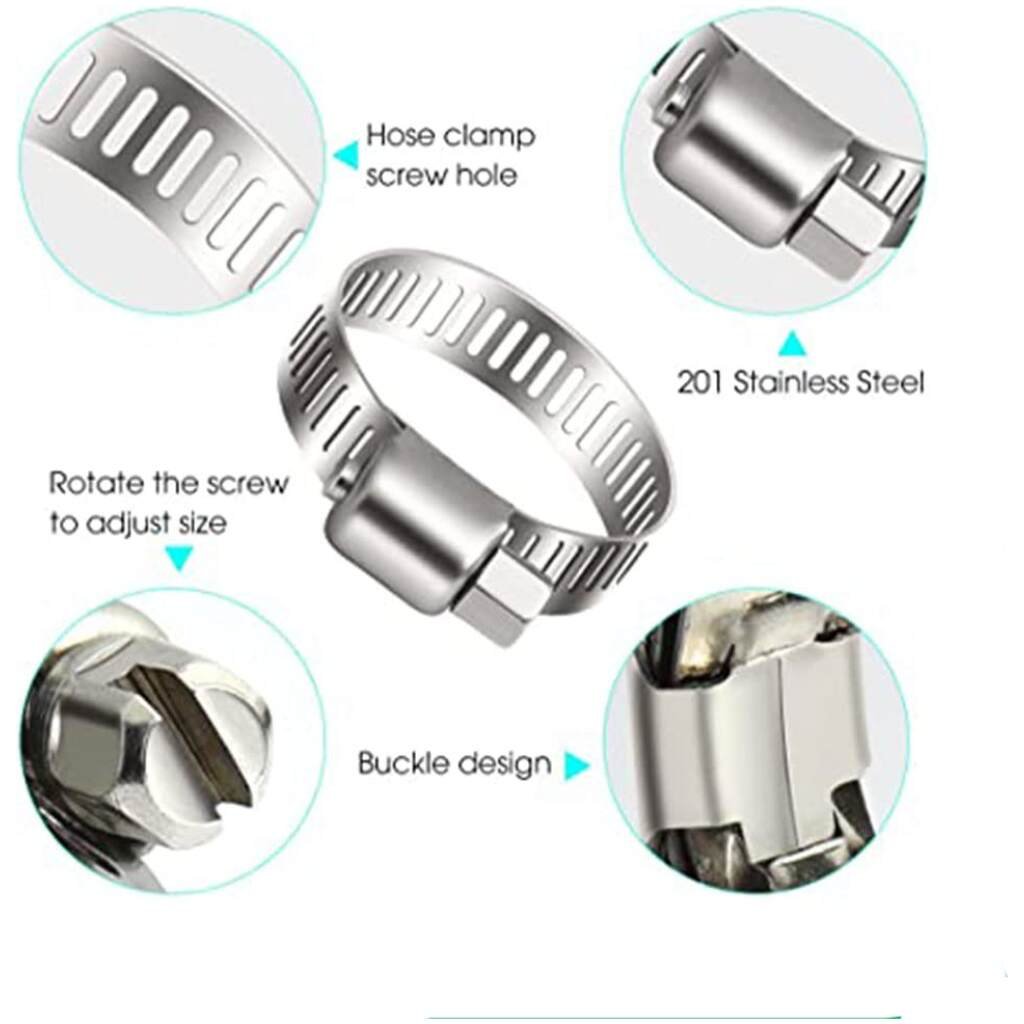 Stainless Steel Adjustable Hose Clamp – Implemental