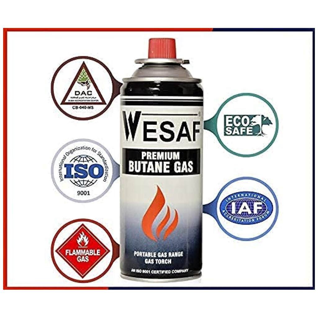 Wesaf Butane Gas for Butane Torch 225 Grams