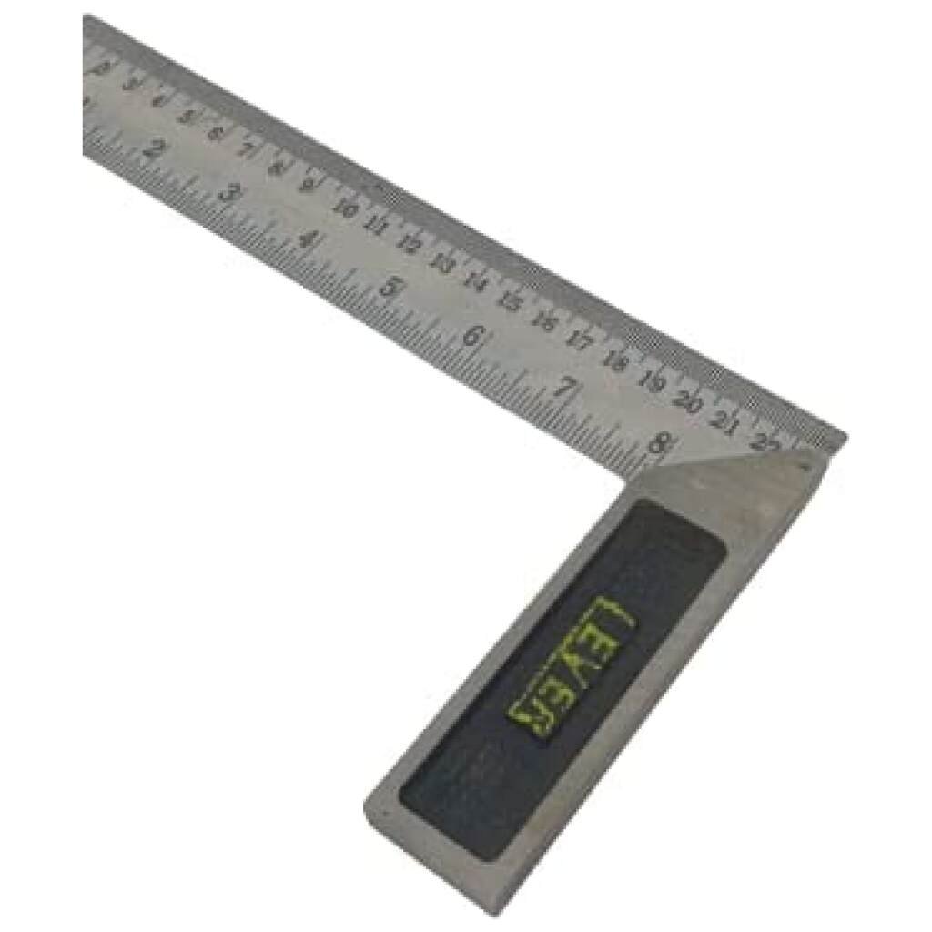 Stainless Steel Try Square Scale Ruler Measurement Tool