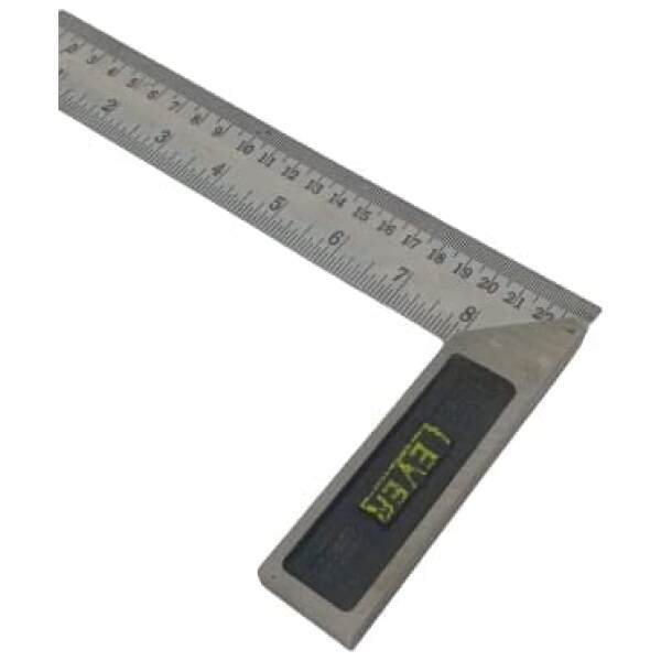 Stainless Steel Try Square Scale Ruler Measurement Tool