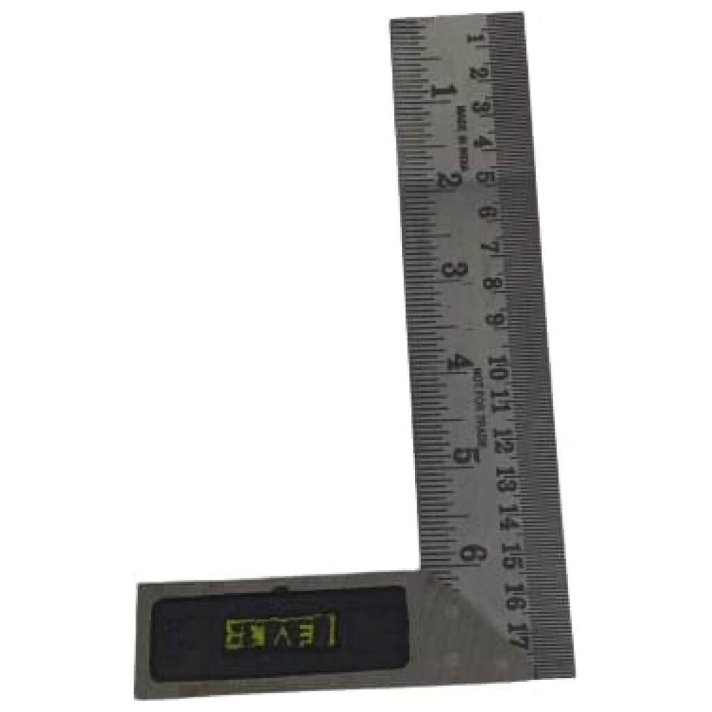 Stainless Steel Try Square Scale Ruler Measurement Tool