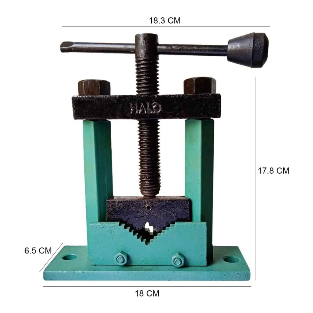 Elltee Pipe Vice 2 Inch | Square Pillar Type Heavy Duty Vice | Implemental