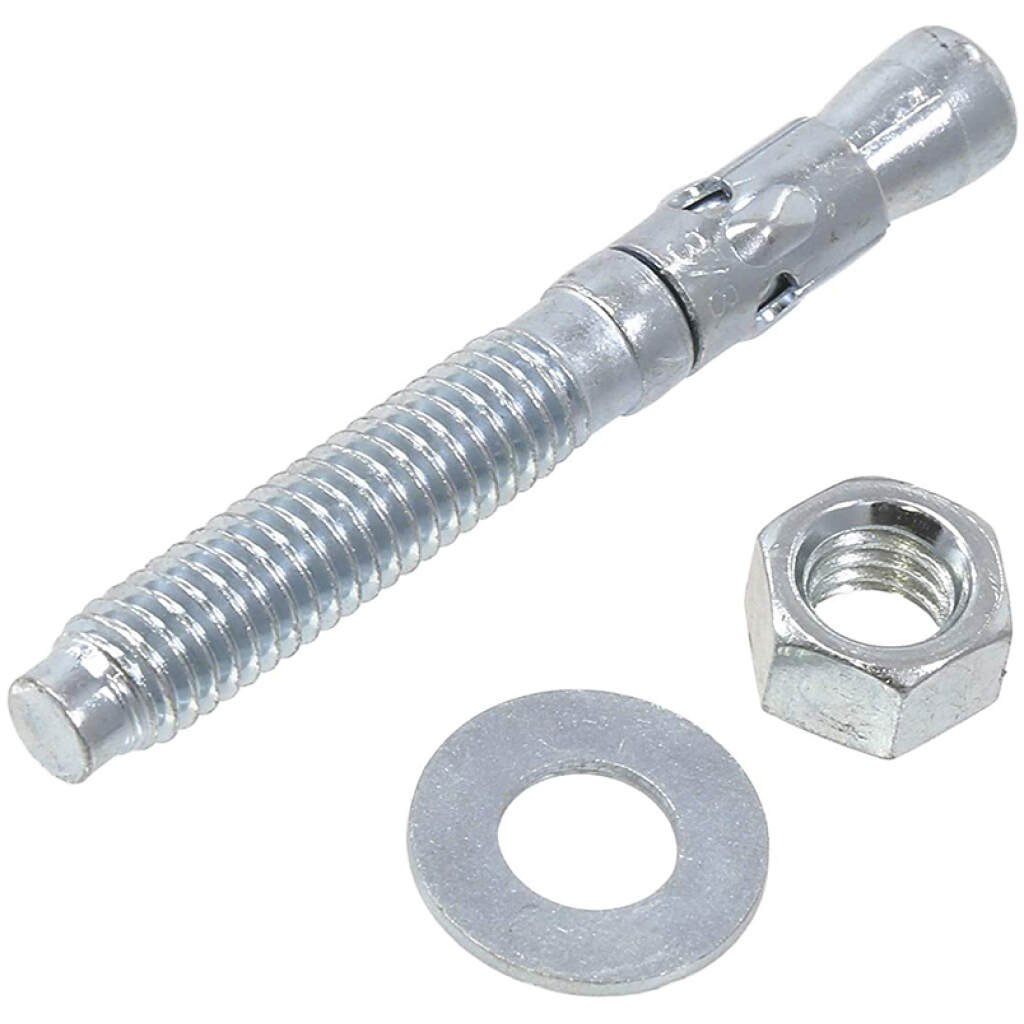 Zinc Plated Wedge Type - Fully Threaded