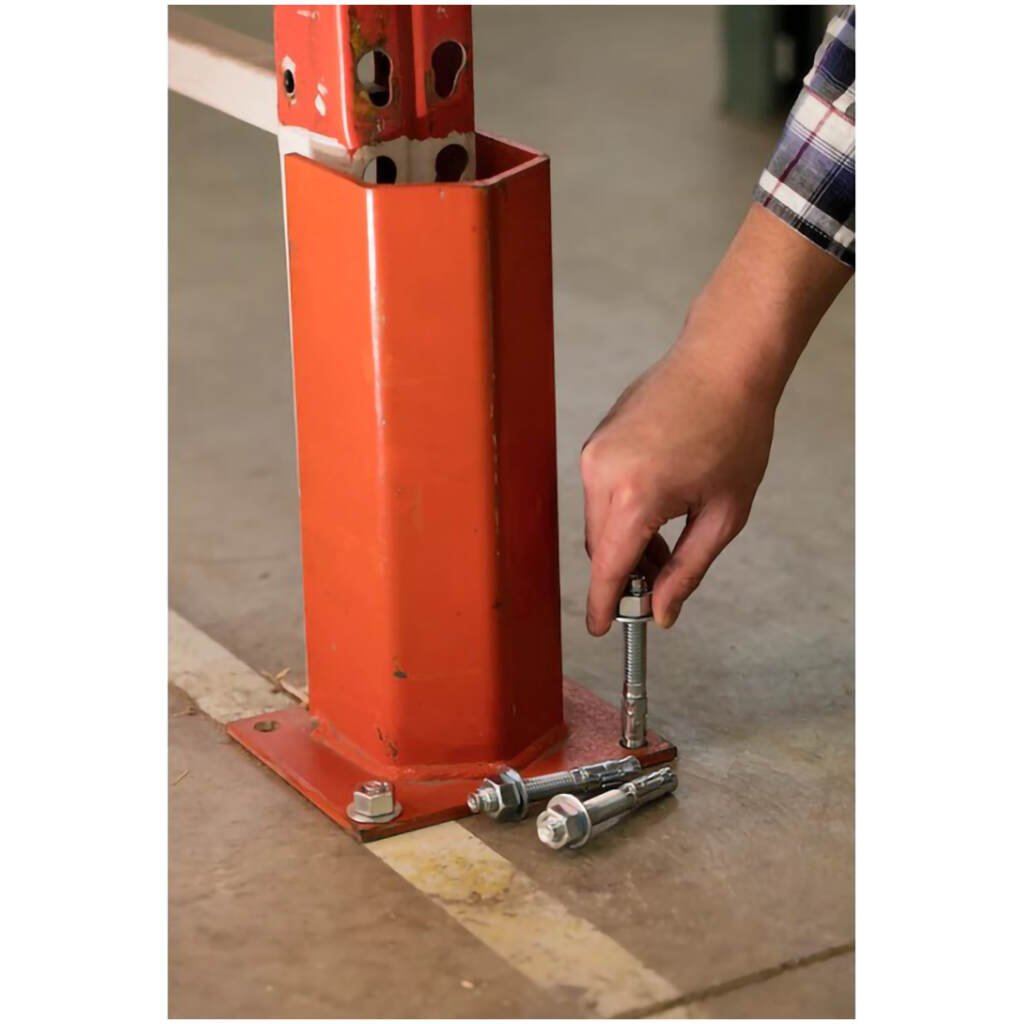 Zinc Plated Wedge Type - Fully Threaded
