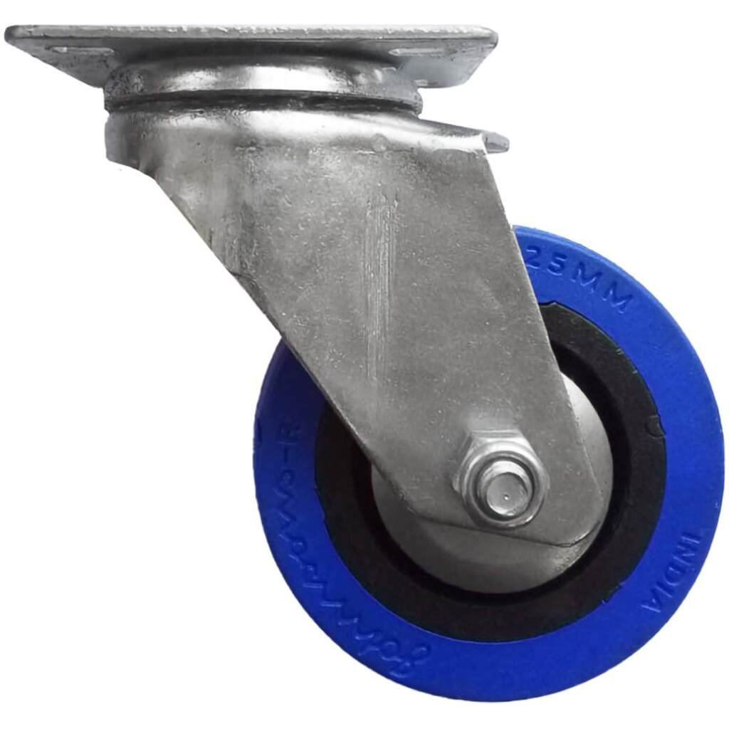 Johnson Plate Type Trolley Wheels – Set of 4 | Heavy Duty Caster (No ...