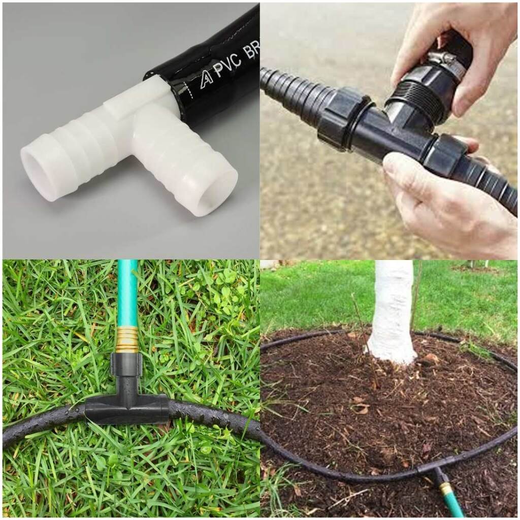 PVC T Hose Pipe Jointer (Pack of 2) | Implemental