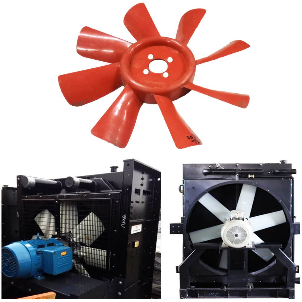 Generator Radiator Cooling Fan | Heat Dissipation Component | Implemental