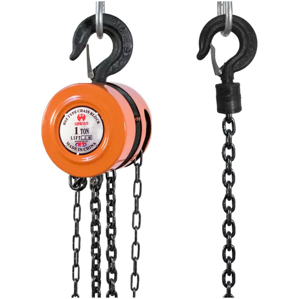 Chain Pulley Block 1 Ton | 3 Meter Lift Height | Implemental