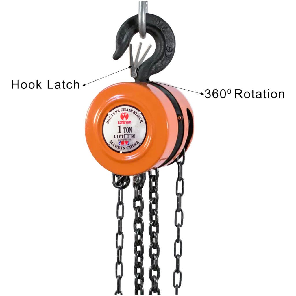 Chain Pulley Block 1 Ton | 3 Meter Lift Height | Implemental