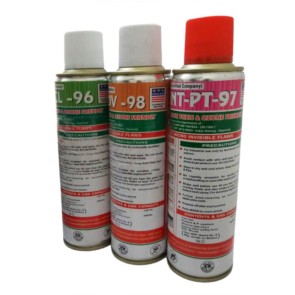 DPT Test Kit | Dye Penetrant Testing Kit for Crack Detection | Implemental