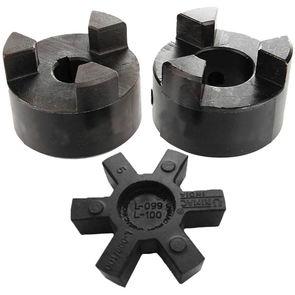 Jaw Coupling with Rubber Spider – RRL L-95 | Flexible Shaft Coupler ...