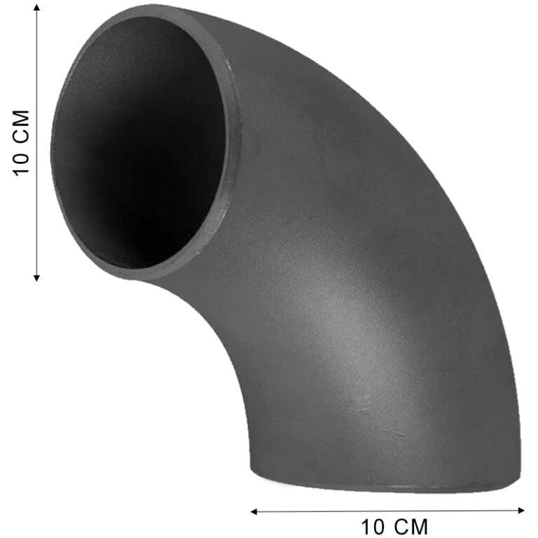 GI Short Bend 4 Inch | Galvanized Iron Pipe Elbow | Implemental