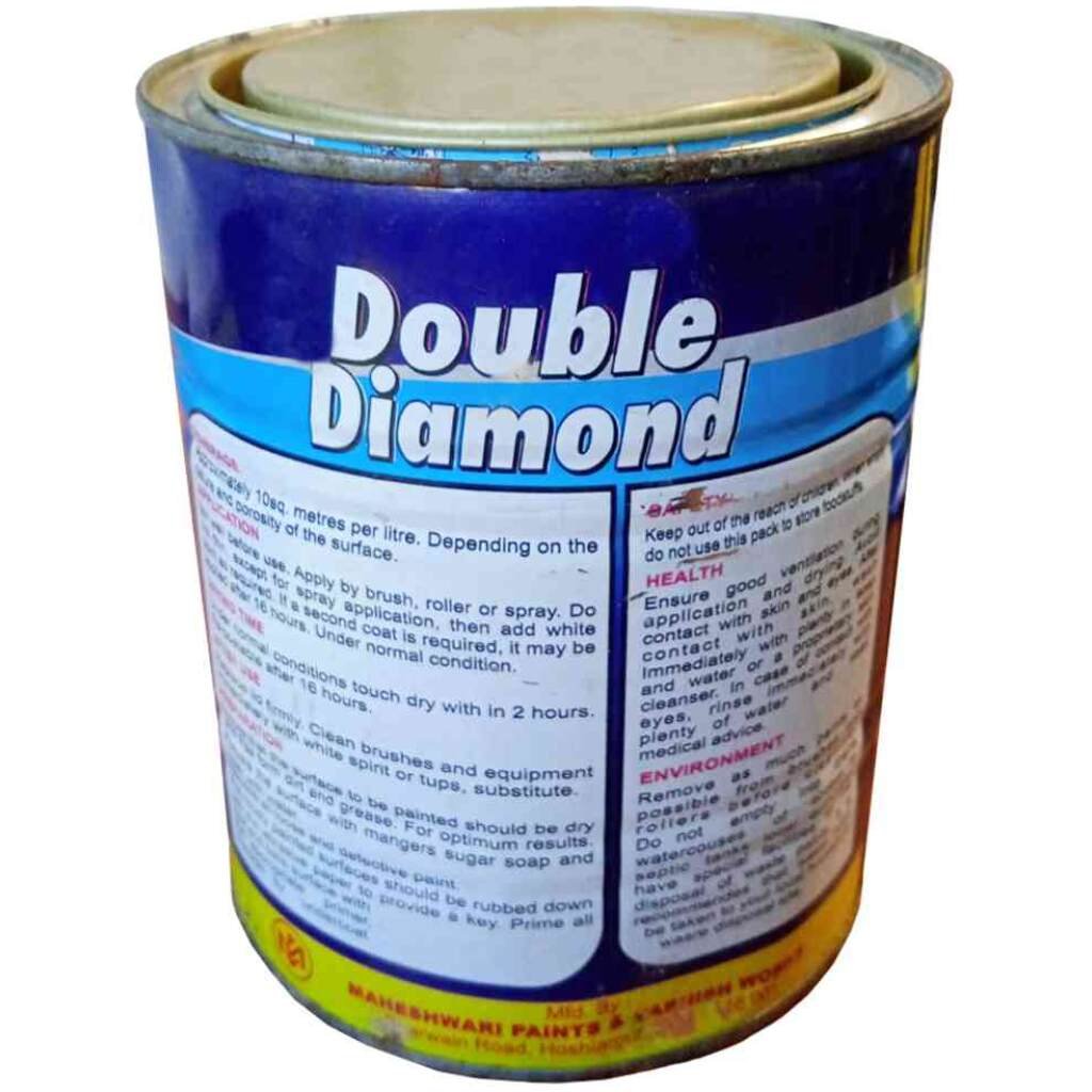 Synthetic Enamel Paint (White) – 1L | Interior & Exterior Use | Implemental