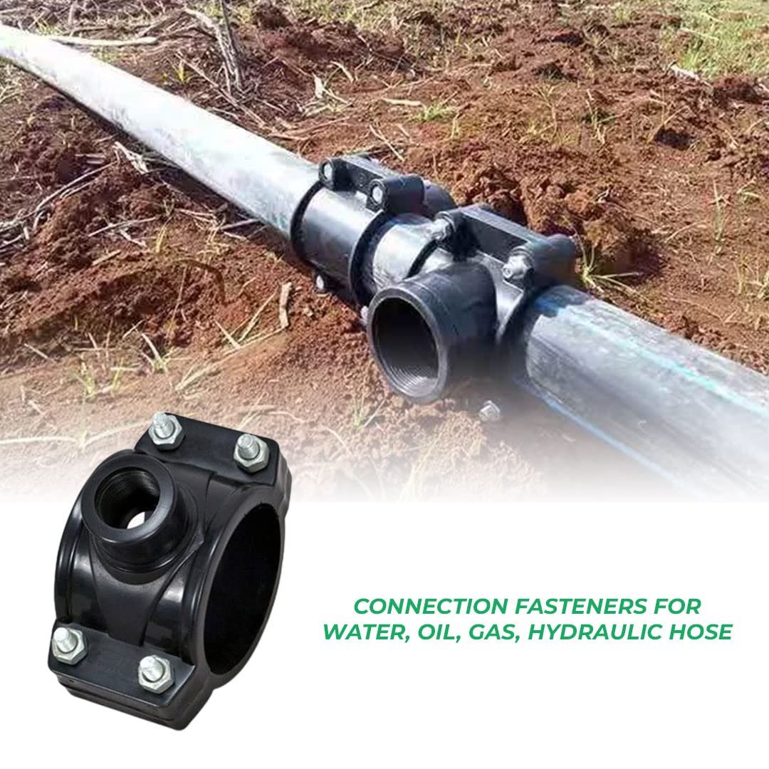 Pipe Saddle Clamp Fittings 90 MM Thread 15MM